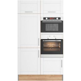 Optifit Küche Ahus, Breite 120 cm,wahlweise mit E-Geräten,Soft-Close-Funktion, weiß
