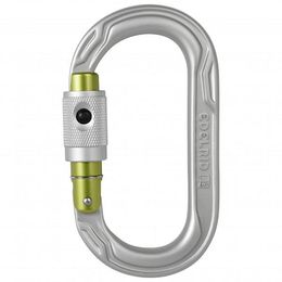 Edelrid - Oval Power 2500 Permalock - Verschlusskarabiner grau