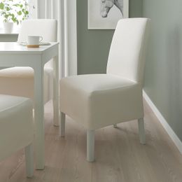 IKEA BERGMUND Stuhl mit halblangem Bezug