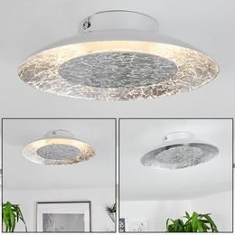 hofstein Merlo Deckenleuchte LED Silber, 1-flammig