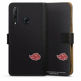 DeinDesign Handyhülle Akatsuki Naruto Shippuden Offizielles Lizenzprodukt Akatsuki Black, Huawei Honor 20 Lite Hülle Handy Flip Case Wallet Cover