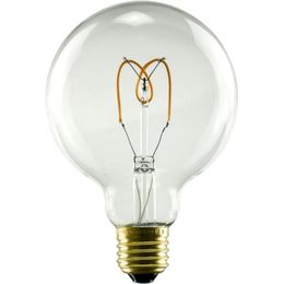 Segula LED-Leuchtmittel Soft Line, E27, 1 St., Warmweiß, dimmbar, Soft Globe 95 klar, E27, weiß