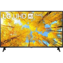 LG 55UQ75009LF LED-Fernseher (139 cm/55 Zoll, 4K Ultra HD, Smart-TV, α5 Gen5 4K AI-Prozessor,Direct LED,HDR10 Pro und HLG,Sprachassistenten), schwarz