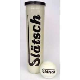 Slätsch Tennisball Weiße Tennisbälle 4er-Dose Druckbälle by Slätsch