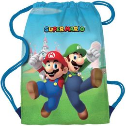 Super Mario Turnbeutel Super Mario Turnbeutel Tasche Rucksack Gymbag Beutel 39x29 cm Jungen und Mädchen + Erwachsene