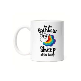 Hey!Print Tasse I'm the Rainbow Sheep Tasse LGBT Gay Regenbogen LGBTQ Pride Queer Homosexuell CSD Pride Week