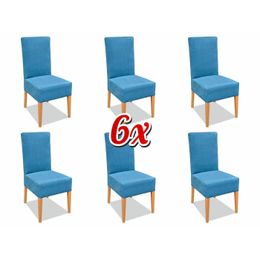 JVmoebel Stuhl, Design Polster Leder Textil Ess Wohn Zimmer 6x Stühle Stuhl Set Sessel Lehnstuhl