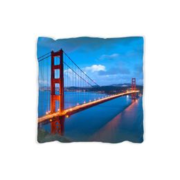 Wallario Dekokissen Golden Gate Bridge in San Francisco USA