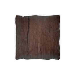 Wallario Dekokissen Holz-Optik Textur dunkelbraunes Holz