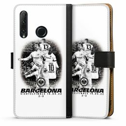 DeinDesign Handyhülle Eintracht Frankfurt Barcelona Offizielles Lizenzprodukt, Huawei Honor 20 Lite Hülle Handy Flip Case Wallet Cover, schwarz