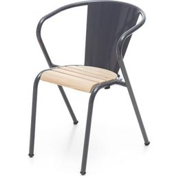 ARCALO Stuhl Estoril Holz RAL 7024 Graphitgrau