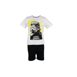 Star Wars Schlafanzug Storm Trooper Kinder Pyjama kurz Gr. 110 bis 140