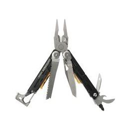 Leatherman Multitool Signal silber/schwarz, 19 Tools, mit Holster Anzahl Teile: 19 -teilig Werkzeuge: Abisolier-Werkzeug, Hammer, Zange