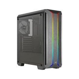 Aerocool Skyline ARGB, Tower-Geh&auml;use schwarz, Seitenteil aus Acryl