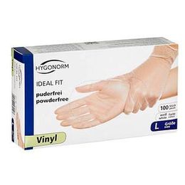 HYGONORM unisex Einmalhandschuhe IDEAL FIT weiß Größe L 100 St.