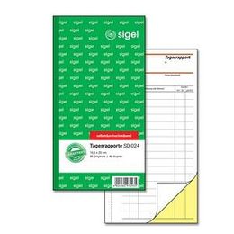 Sigel Tagesrapport Formularbuch SD024