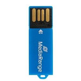 MediaRange USB-Stick PAPER-CLIP blau 8 GB