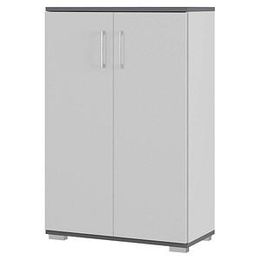 Germania Aktenschrank Profi 2.0, 4247-588 lichtgrau, grafit 2 Fachböden 80,0 x 40,0 x 123,0 cm