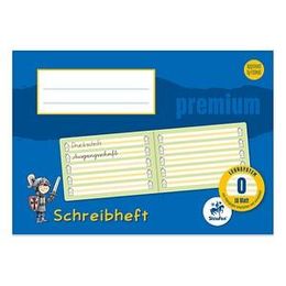 HOHENSTAUFEN Staufen® Schreiblernheft Premium Lineatur 0 FMZ liniert DIN A5 quer ohne Rand, 16 Blatt