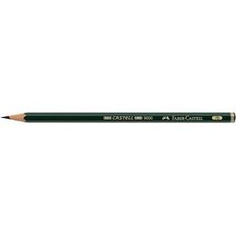 Faber-Castell 9000 Bleistift 7B grün, 1 St.