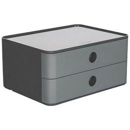 HAN Schubladenbox Smart Box ALLISON granite grey 1120-19, DIN A5 mit 2 Schubladen