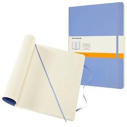 Moleskine Notizbuch Classic Collection flexibler Einband ca. DIN A4 liniert, hortensienblau Softcover 192 Seiten