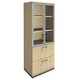 FM Aktenschrank Oldenburg, 4260429767519 königsahorn 2 Fachböden 80,0 x 44,2 x 186,9 cm