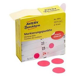 Avery Zweckform Klebepunkte 3854 magenta Ø 19,0 mm