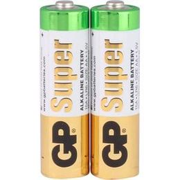 2 GP Batterien SUPER Mignon AA 1,5 V