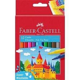 Faber-Castell Filzstifte farbsortiert, 12 St.