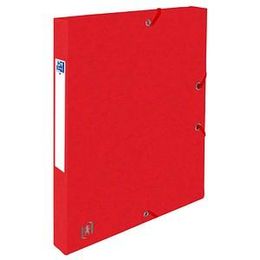 Oxford Heftbox TOP FILE+ 2,5 cm rot