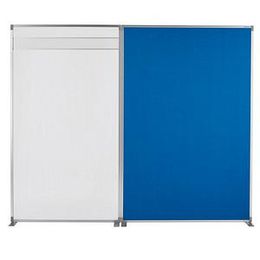 MAGNETOPLAN Trennwand 1103803, blau 125,0 x 180,0 cm