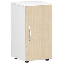 geramöbel geramöbel Aktenschrank Flex, S-342100-AW weiß, ahorn 1 Fachboden 40,0 x 42,0 x 75,2 cm