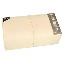 Papstar Servietten creme 3-lagig 20,0 x 20,0 cm 250 St.