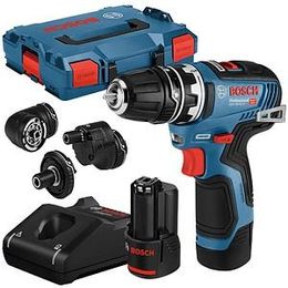 Bosch Professional GSR 12V-35 FC Akku-Bohrschrauber-Set 12,0 V, mit 2 Akkus