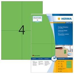 400 Herma Etiketten 4399 grün 105,0 x 148,0 mm