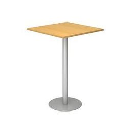 Hammerbacher Stehtisch buche 80,0 x 80,0 x 111,6 cm