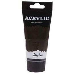 Rayher Acrylic Acrylfarben schwarz 75,0 ml