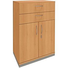 FM Aktenschrank Sidney, 4260267328682 buche 1 Fachboden 80,0 x 44,2 x 113,3 cm