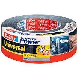 Tesa extra Power® Universaltape Gewebeband silber 50,0 mm x 50,0 m 1 Rolle