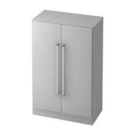 Hammerbacher Aktenschrank 7550 CE, V7550/5/5/CE lichtgrau 2 Fachböden 80,0 x 42,0 x 127,0 cm