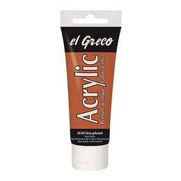 Kreul el Greco Acrylfarbe siena gebrannt 75,0 ml