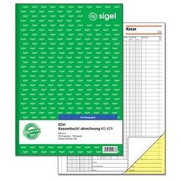 Sigel Kassenbuch/EDV Formularbuch KG429