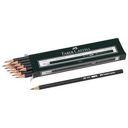 Faber-Castell 1111 Bleistifte 2B schwarz, 12 St.