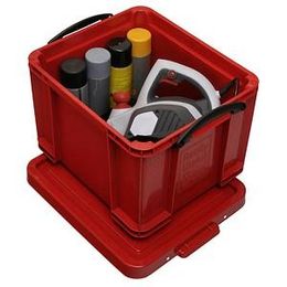 Really Useful Box Aufbewahrungsbox 35,0 l rot 48,0 x 39,0 x 31,0 cm