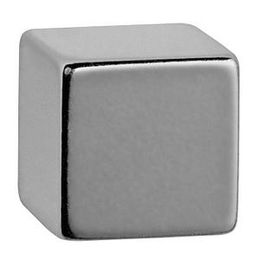 Maul Magnet silber, Metall 1,5 x 1,5 x 1,5 cm, 1 St.