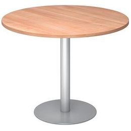 Hammerbacher Bistrotisch Holz nussbaum 100,0 x 100,0 x 74,0 cm