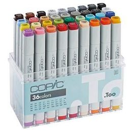 Copic® Classic Layoutmarker-Set farbsortiert 1,0 + 6,0 mm, 36 St.