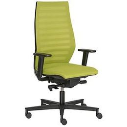 Rovo CHAIR Bürostuhl Rovo R12, 6060 S5 3-14 Stoff grün, Gestell schwarz