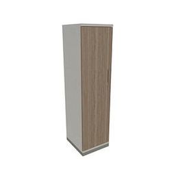 FM Aktenschrank Sidney, 4260429763832 weiß, eiche natur 3 Fachböden 40,0 x 44,2 x 151,7 cm